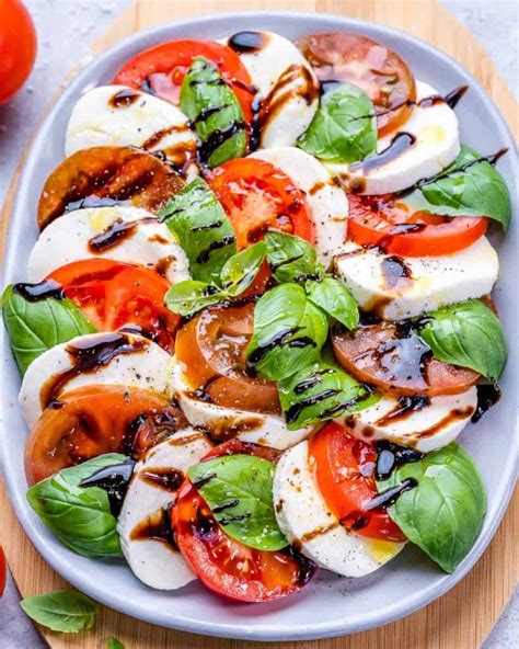 Easy Caprese Salad Recipe Healthy Fitness Meals