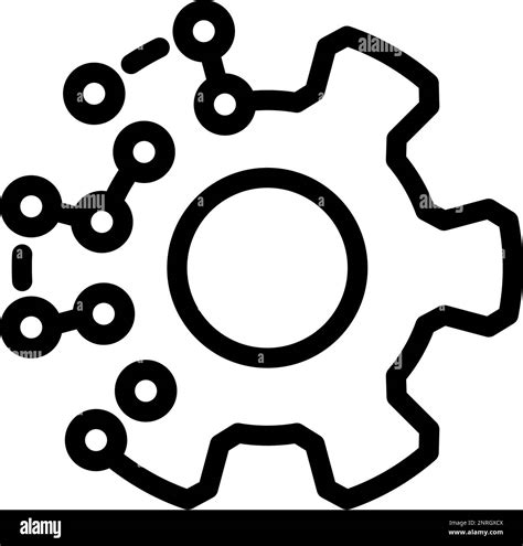 Technology Molecular Structure Line Icon Vector Illustration Stock Vector Image And Art Alamy