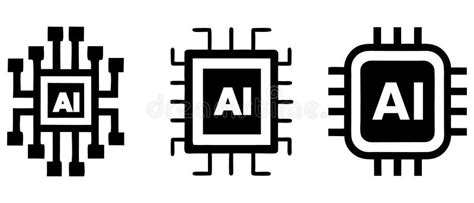 Artificial Intelligence Ai Processor Chip Iconai Processor Circuit