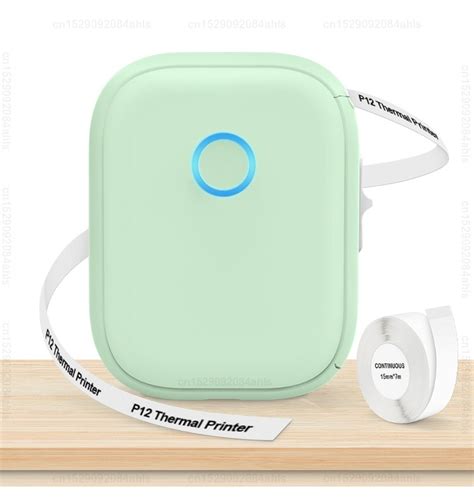 휴대용라벨기 미니 블루투스 열 프린터 P12 라벨 잉크 인쇄 무선 라벨링 D11 D110 프린터와 유사 티몬