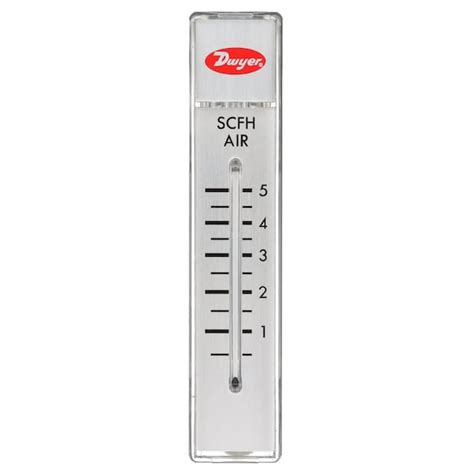 Dwyer Instruments Polycarbonate Flow Meter 055 Scfh Air Rma 4 Zoro