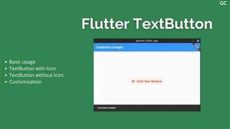 A New Flutter Package With A Customized Textbutton
