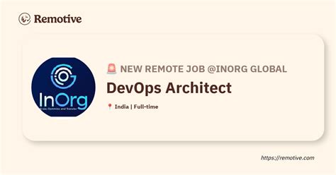 Hiring DevOps Architect InOrg Global