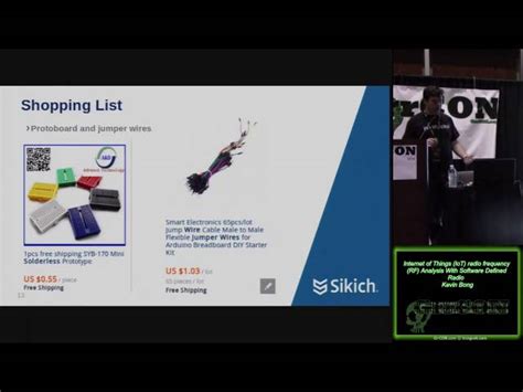 Conference Talks Talk Internet Of Things Iot Radio Frequency Rf Analysis With Software Defined
