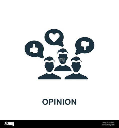 Opinion Icon Monochrome Simple Customer Relationship Icon For Templates Web Design And