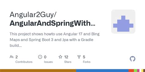 Github Angular2guyangularandspringwithmaps This Project Shows Howto