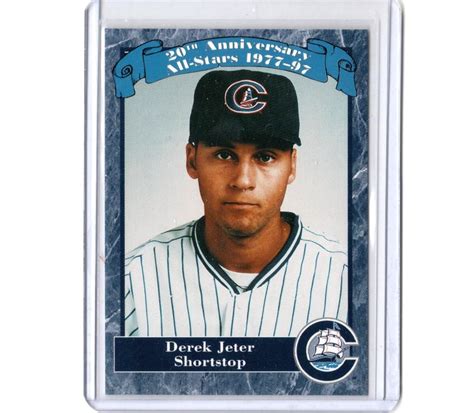 1997 Derek Jeter Columbus Clippers 20th Anniversary Etsy