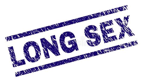 Scratched Textured Long Sex Stamp Seal Stock Vector Illustration Of