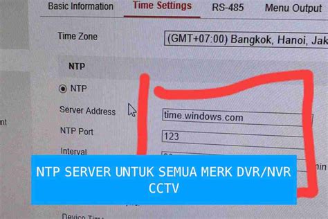 Daftar Ntp Server Untuk Dvr Nvr Dan Cara Menggunakannya Pasitive Cctv