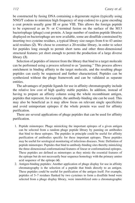 Solution Phage Display Of Peptides In Ligand Selection For Use In