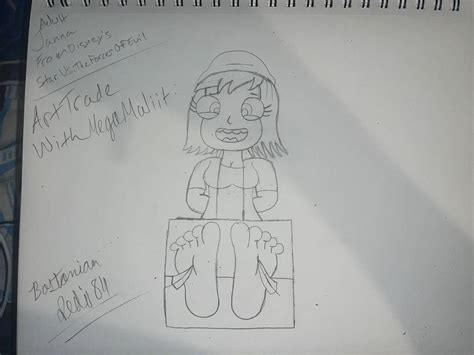 Janna Feet Tickle Trade Sketch By Bostonianjedi811 On Deviantart