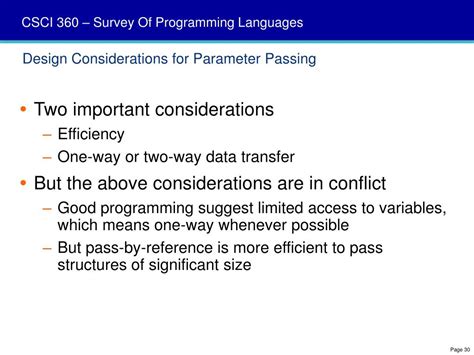 Ppt Csci 360 Survey Of Programming Languages Powerpoint Presentation