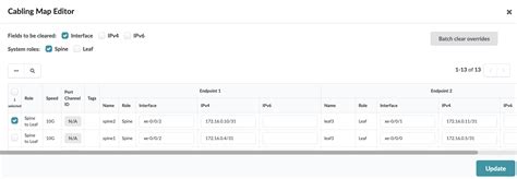 Edit Cabling Map Datacenter Apstra 5 1 Juniper Networks