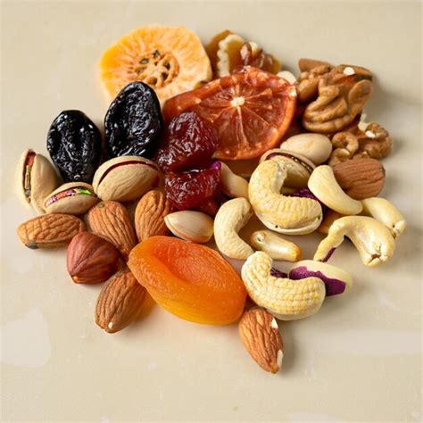 Premium Ai Image Assorted Dried Fruits Isolated On White