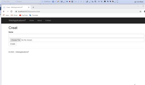 C Upload File In ASP NET MVC 6 Stack Overflow