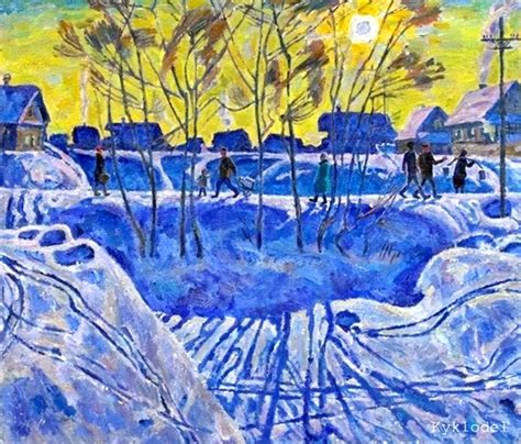 Зима на картинах советских художников Назад в СССР Back In Ussr