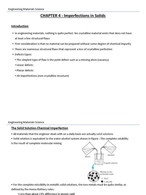 Chapter 4 Imperfections In Solids Pdf Dislocation Crystallographic Defect