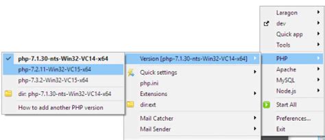 laragon php development environment prepared in less than 2 minutes