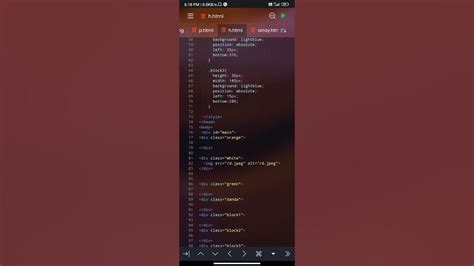 Indian 🇮🇳 Flag Using Css And Html In Mobile Youtube