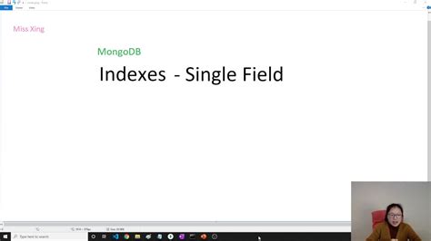 Mongodb Indexes Single Field Youtube