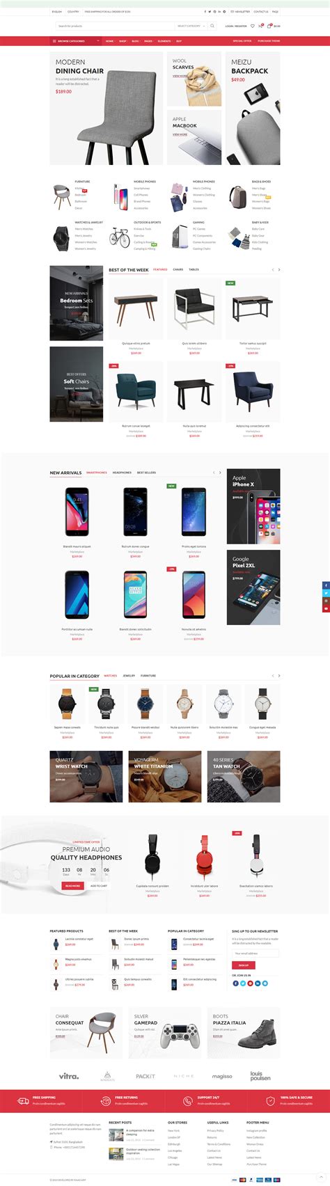 Wordpress Ecommerce Website 2 Images Behance