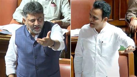 Cn Ashwath Narayan Vs Dk Shivakumar Speech Fight On Valmiki Nigama Scam