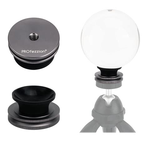Buy Profezzion 2 Pack Aluminum Lens Ball Tripod Stand Holder Suction