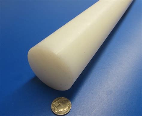 Uhmw White Round Rod 225 2 14 Diameter X 12 Long 1 Unit