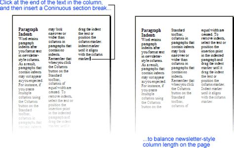 Create Newsletter Style Columns
