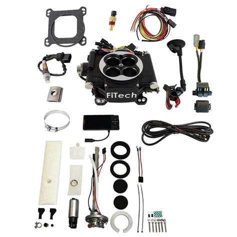 Fitech Go Efi 4 600 Hp Matte Black Efi System Go Fuel In Tank Module Universal Fit 255 Lph