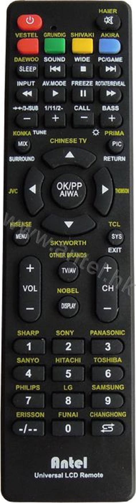 Antel Universal Tv Remote Control For Different Brands Lcd Led Easy To