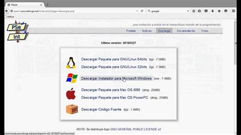 ¿cómo Descargar E Instalar Pseint En Español Gratis Mira Cómo Se Hace