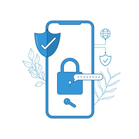 mobile security concept secure internet connection 27389247 png