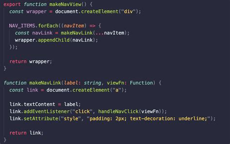 Refactoring A Static Html Site Into Typescript Part 2 Of 2 Navigation