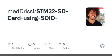 GitHub MedDrissi STM SD Card Using SDIO