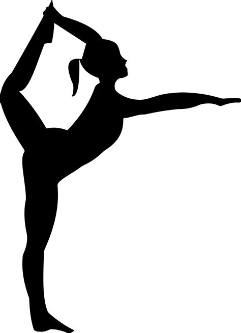 Gymnast Silhouette Clip Art