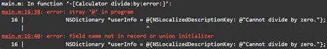 Error Handling In Objective C GeeksforGeeks