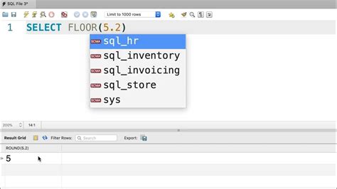 Sql 52 Numeric Functions By Mosh Hamedani Youtube
