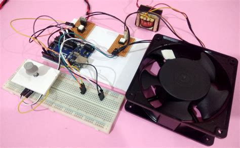 AC Fan Speed Control Using Arduino And TRIAC 45 OFF