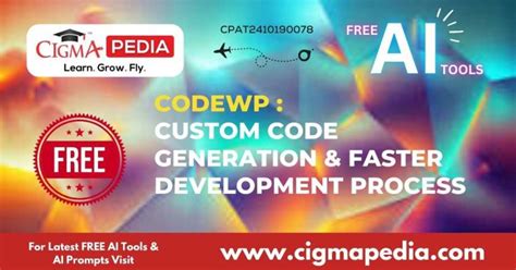 codewp ai powered code generation for wordpress developers cigma pedia