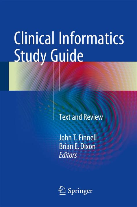 Clinical Informatics Study Guide Study Guide Medicine Book Clinic