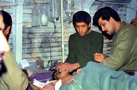 تصاویر مجروحین و جانبازان جنگ تحمیلی در بیمارستان