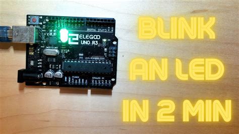 Blink An Led In Just Two Minutes Using Arduino No Coding Experience