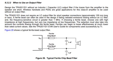 Tpa2011d1 300khz Oscillations On Output Audio Forum Audio Ti E2e Support Forums