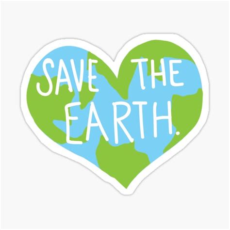 Save The Planet Sticker Quote Sticker Nature Plastic Stickers Laptop