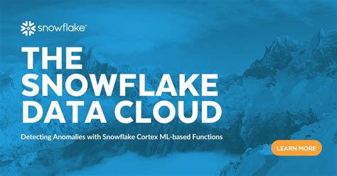 Snowflake Public Sector On Linkedin Detecting Anomalies With Snowflake