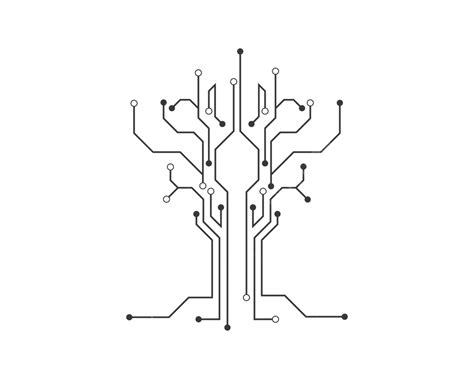 Circuit Ilustration Vector Information Idea Electricity Vector Information Idea Electricity