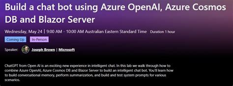 Patrik Bihammar On Linkedin Msbuild Openai Azurecosmosdb