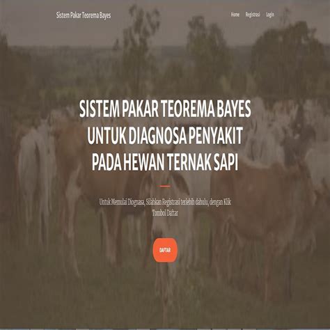 Jual Sistem Pakar Metode Teorema Bayes Shopee Indonesia