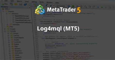 Mql5 Code Base에서 Lippmaje이가 제작한 Metatrader 5용 라이브러리 Log4mql Mt5